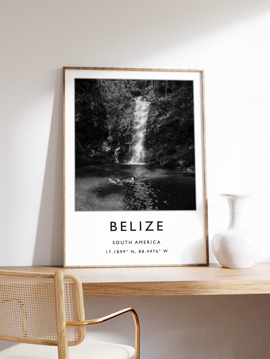 Belize Travel Print, Belize Travel Poster, Caribbean Travel Gift ...
