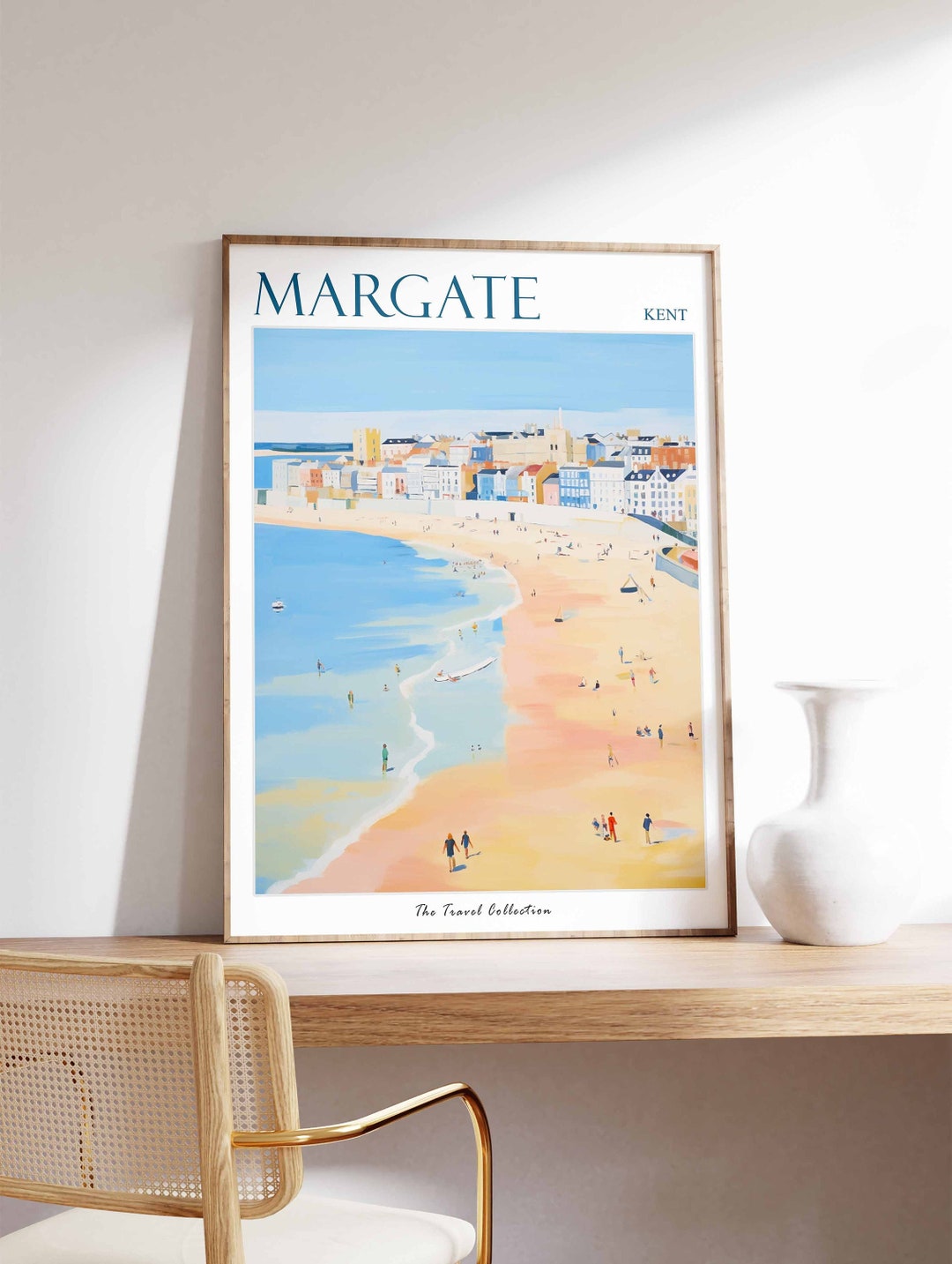 Margate Poster, Margate Travel Print, Kent Travel Poster, British Decor ...
