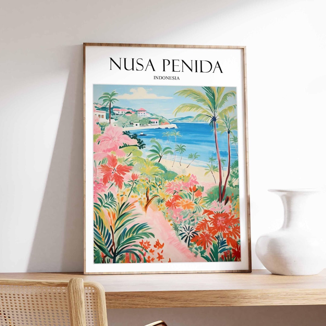 Nusa Penida Poster, Bali Poster, Indonesia Wall Art, Nusa Penida Print ...