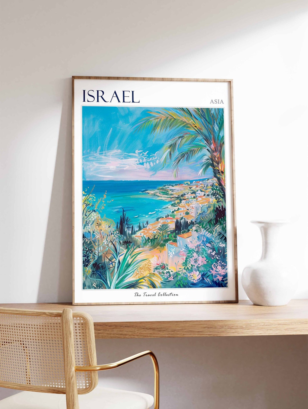 Israel Travel Poster, Israel Travel Print, Jewish Decor, Jewish Travel ...