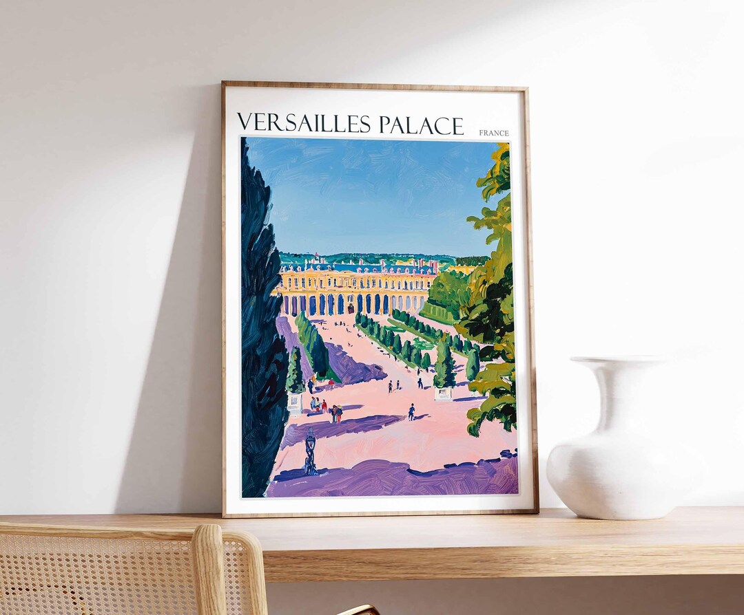 Versailles Palace Poster, Versailles Palace Travel Print, French Decor ...