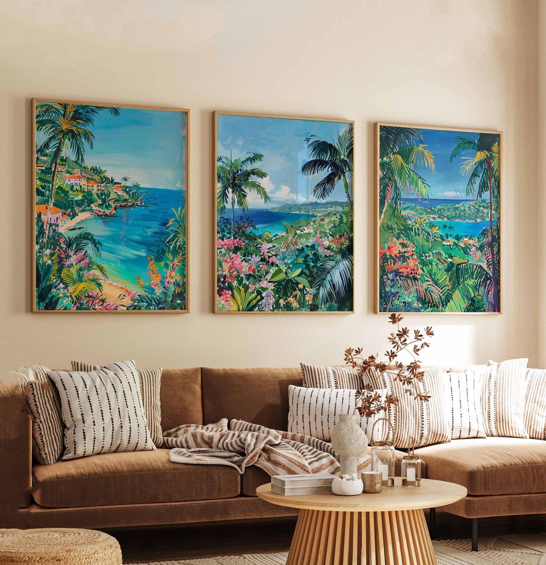 Set of 3 Jamaica Posters, Jamaica Prints, Travel Posters Set, Jamaican ...