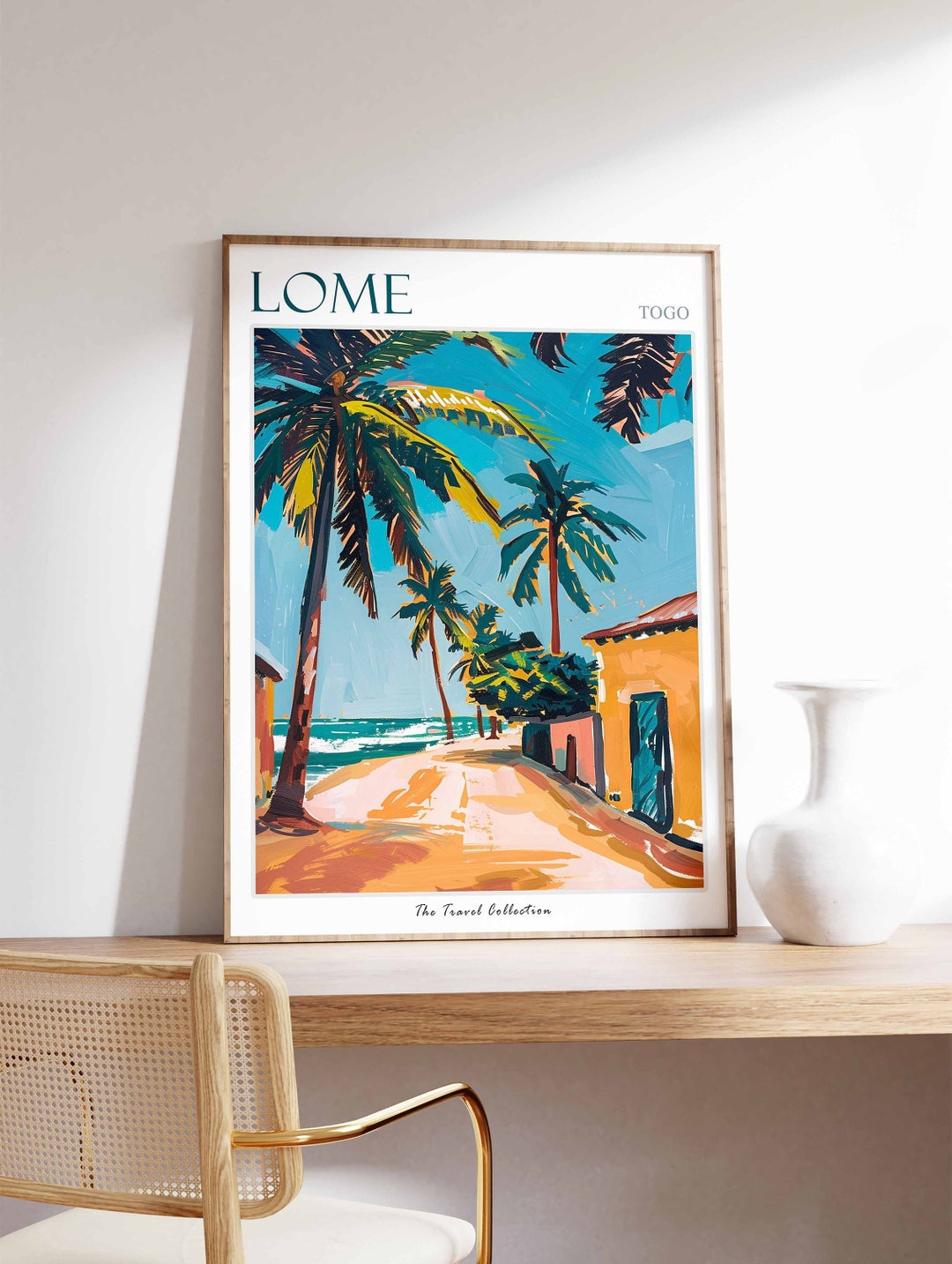 Lome Poster, Lome Travel Print, Togo Travel Poster, African Decor, Togo ...