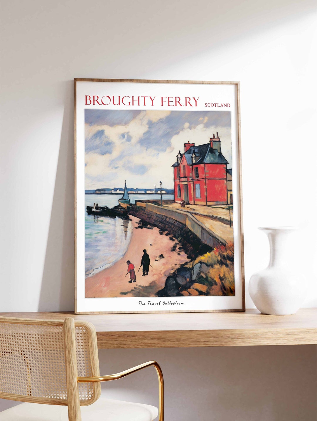 Broughty Ferry Poster, Broughty Ferry Travel Print, Scotland Poster ...