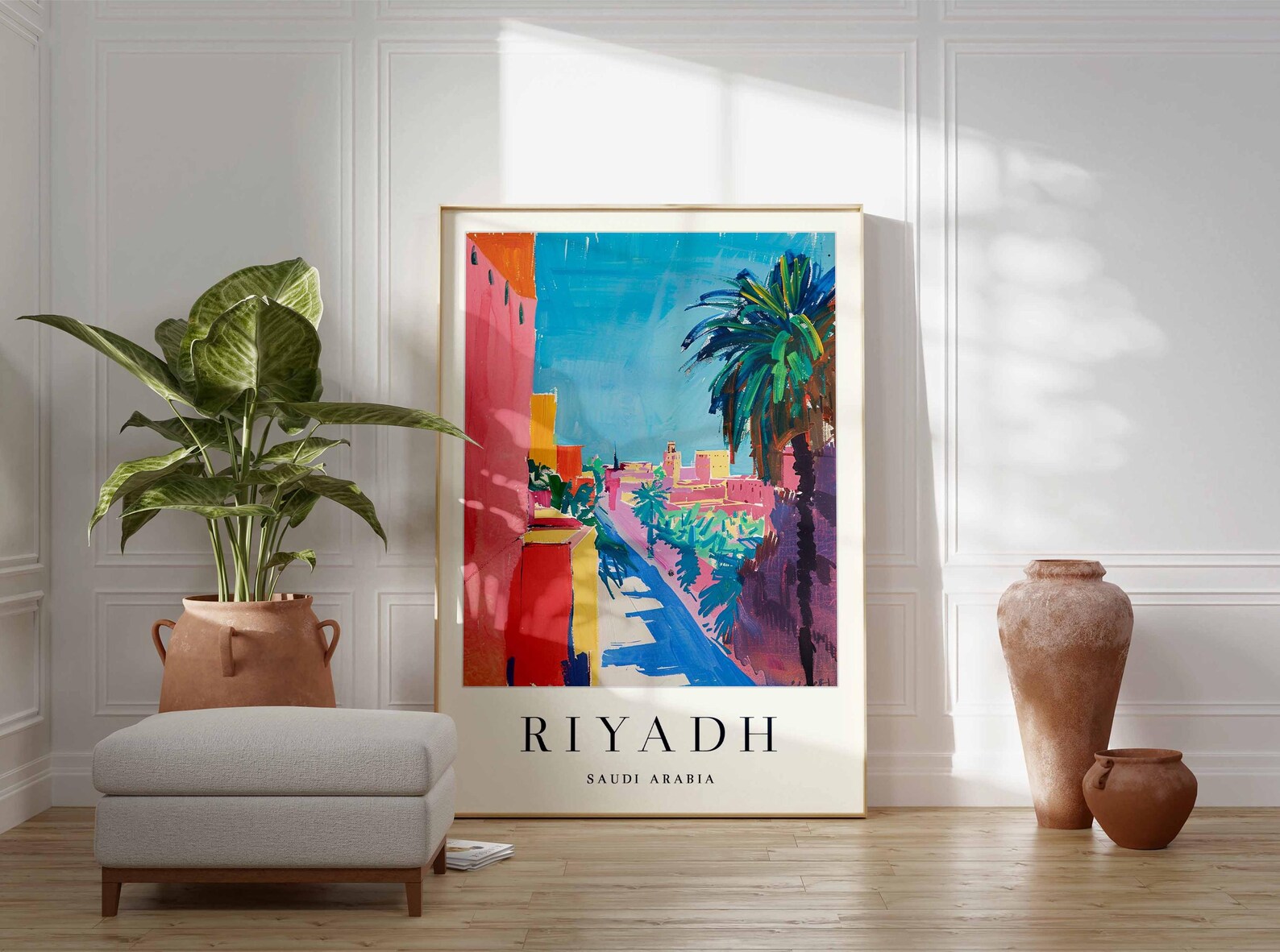 Riyadh Poster: Modern Saudi Arabia Cityscape Art Print - Etsy