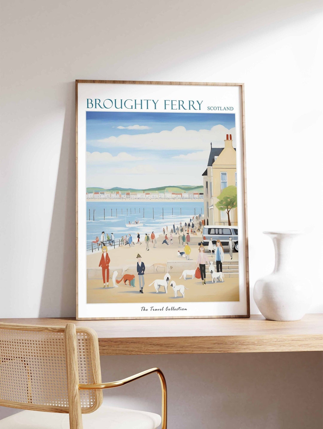Broughty Ferry Poster, Broughty Ferry Travel Print, Scotland Poster ...
