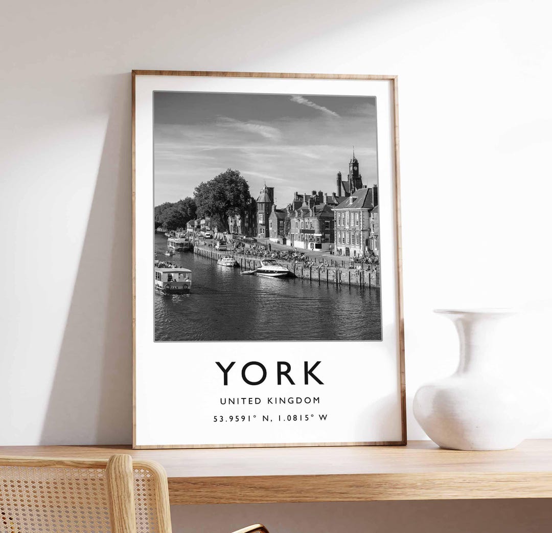 York Poster, England Poster, York Print, York Wall Art, York Decor ...