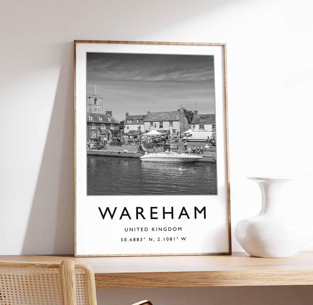 Wareham Poster, England Poster, Wareham Print, Dorset Print, Wareham ...