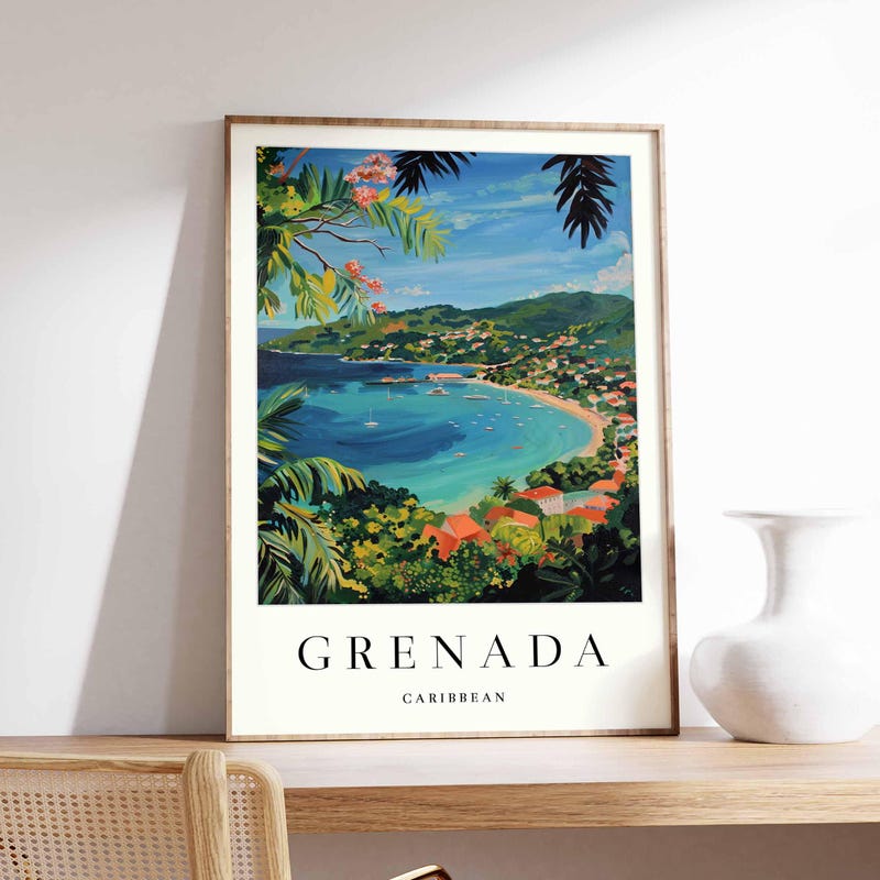 Poster Art Grenada - Etsy UK