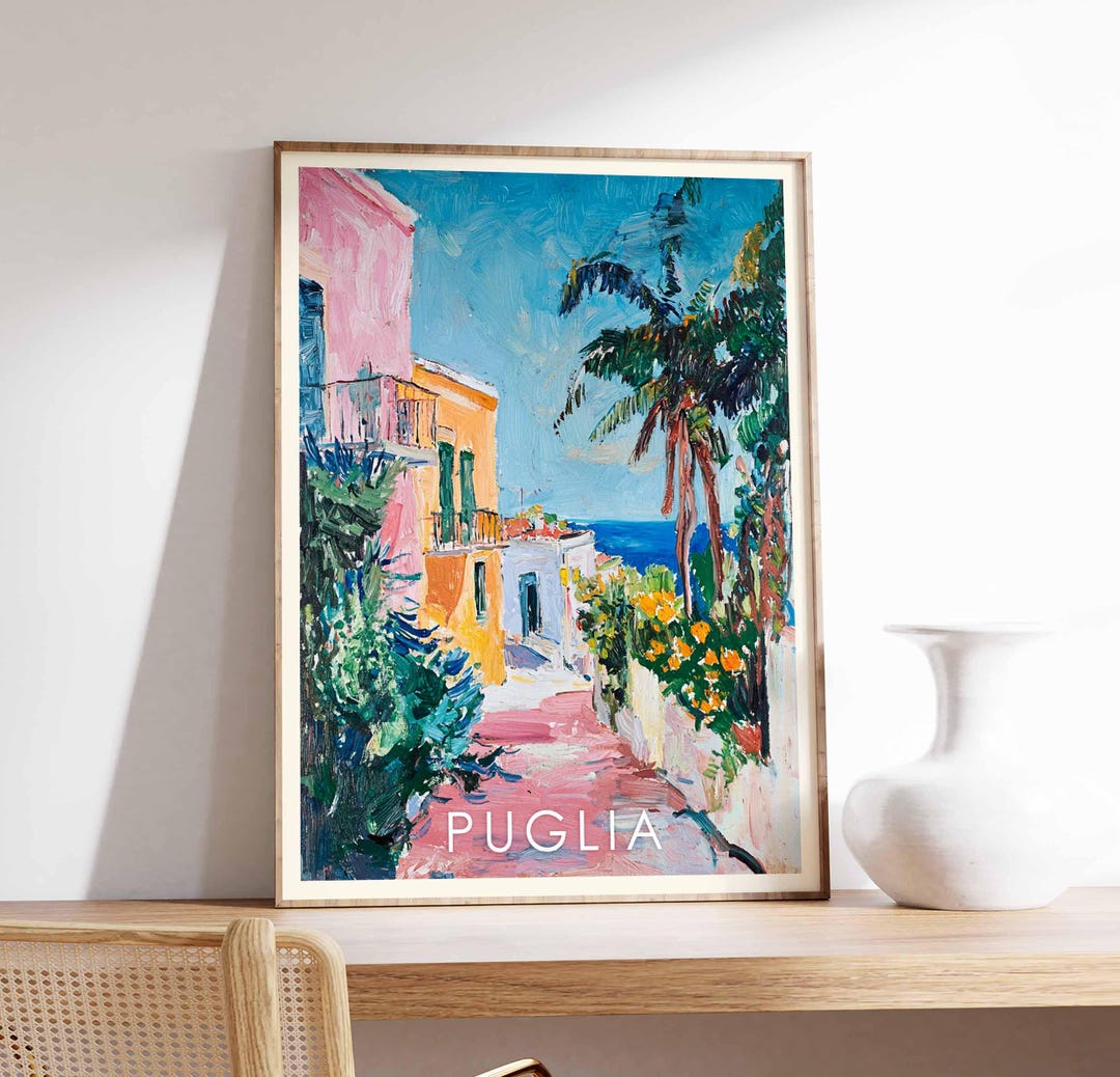 Puglia Poster, Italy Poster, Puglia Prints, Puglia Wall Art, Puglia ...
