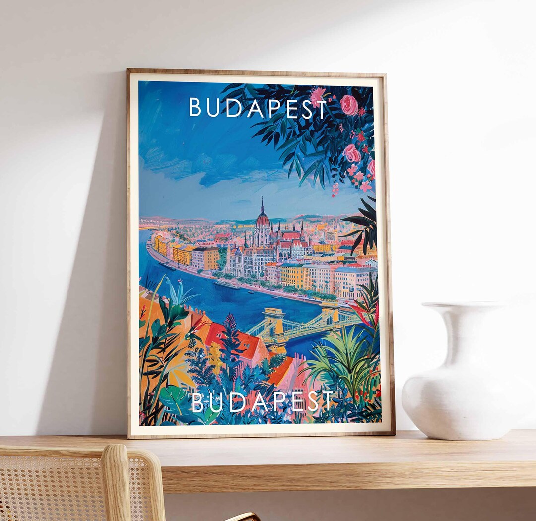 Budapest Poster, Budapest Print, Budapest Wall Art, Hungarian Travel ...