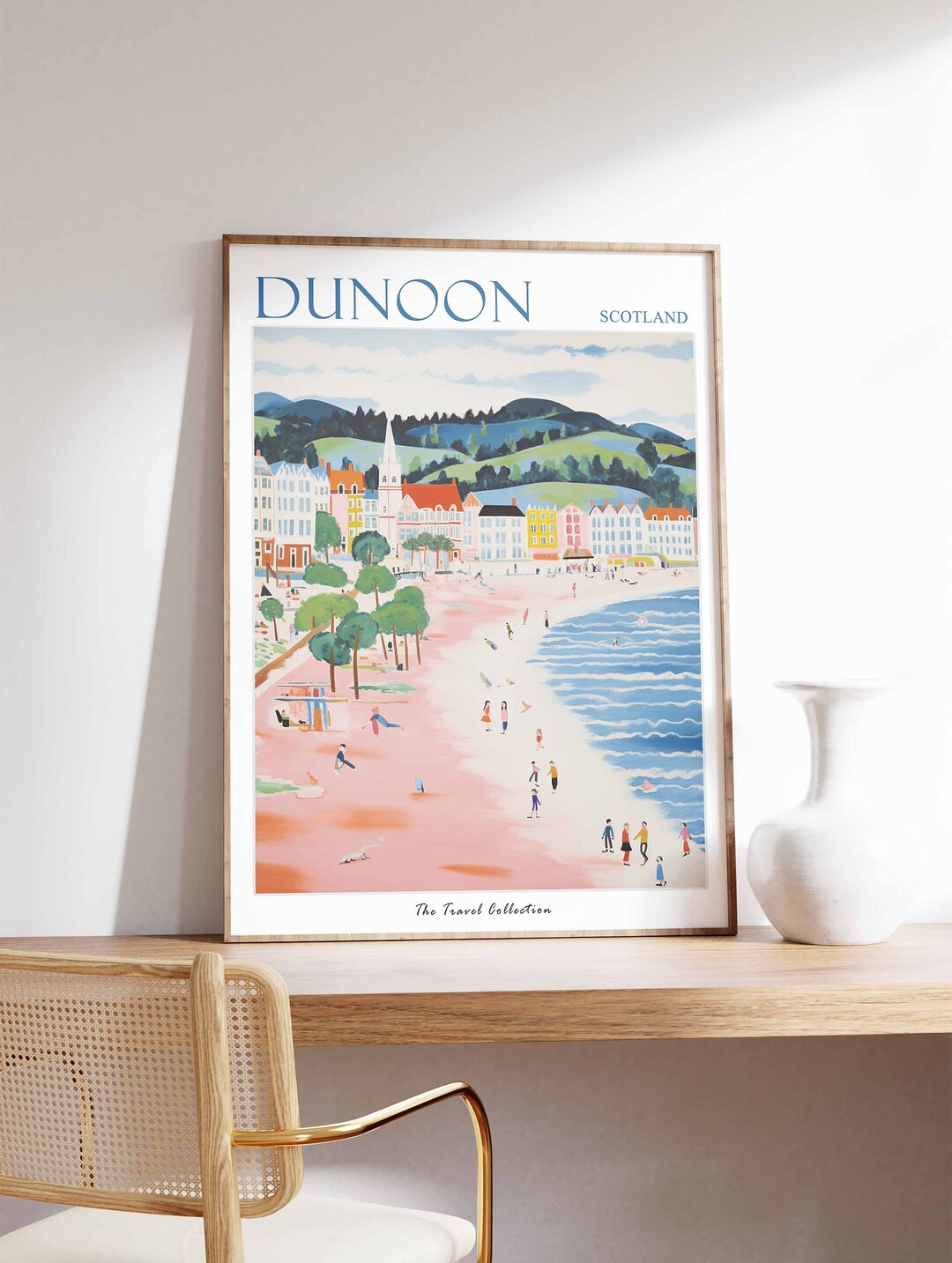 Dunoon Poster, Dunoon Travel Print, Scotland Travel Poster, Scottish ...