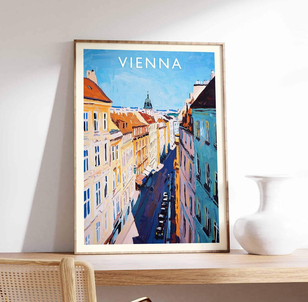 Vienna Poster, Vienna Print, Vienna Wall Art, Vienna Decor, Vienna City ...