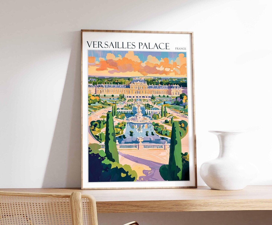 Versailles Palace Poster, Versailles Palace Travel Print, French Decor ...