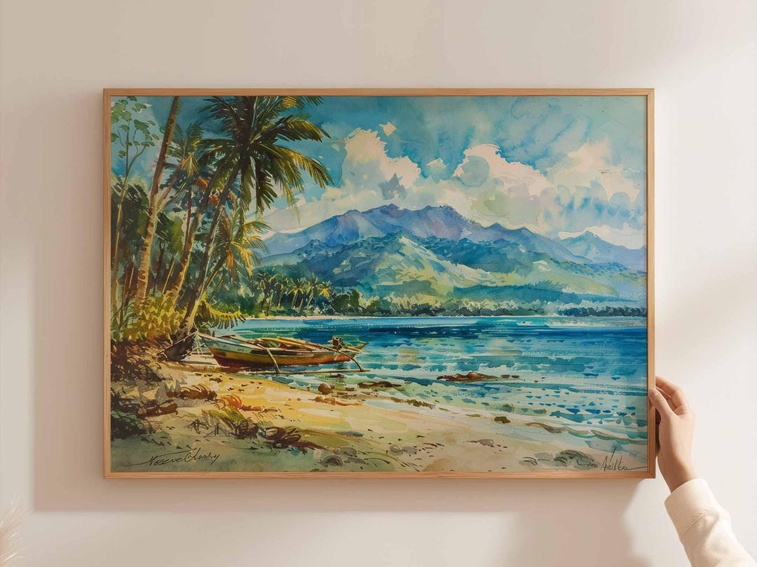 Cebu Poster, Philippines Travel Print, Filipino Island Wall Art ...