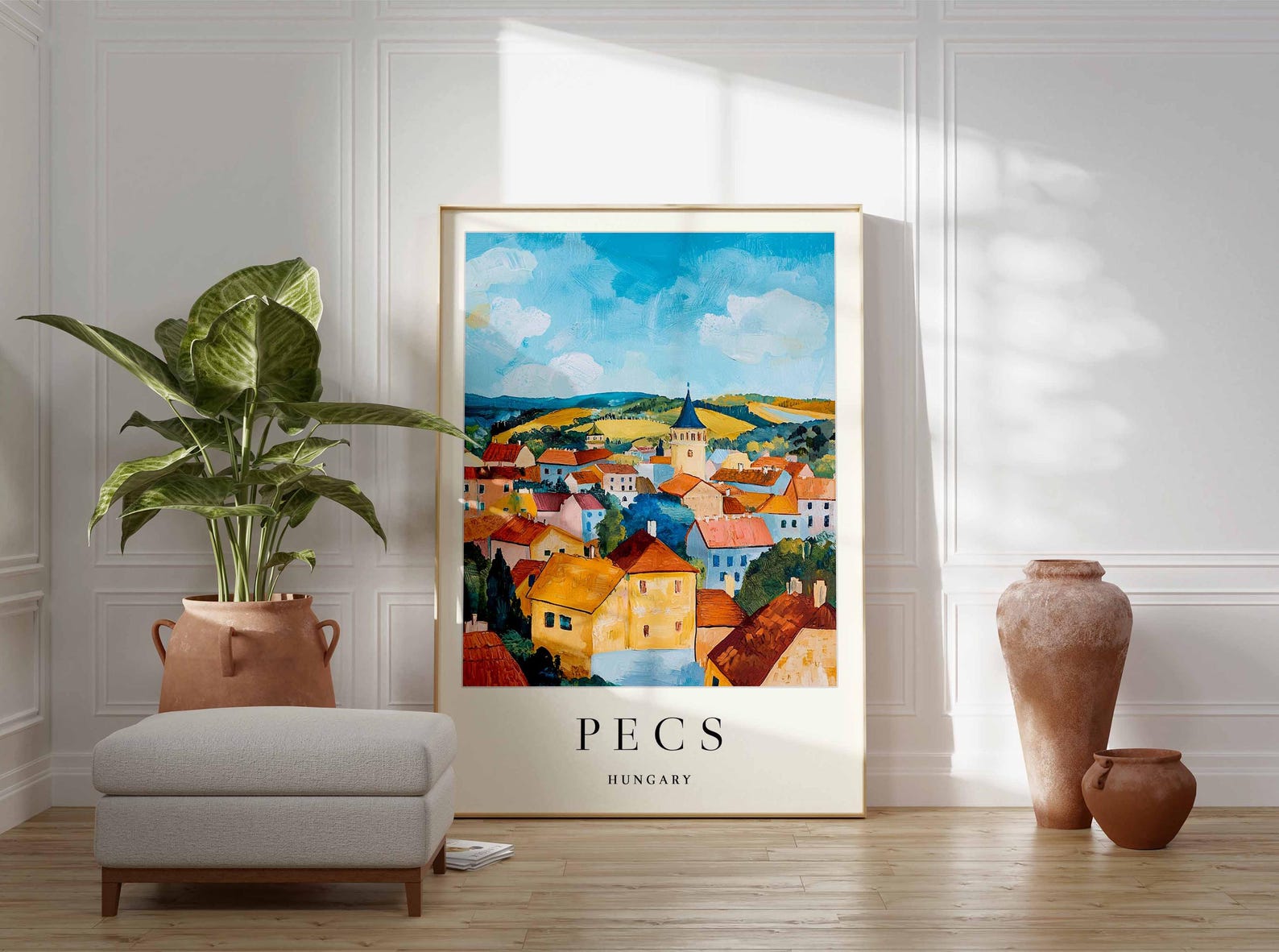 Pecs Poster, Hungary Poster, Pecs Wall Art, Pecs Print, Hungary Travel ...