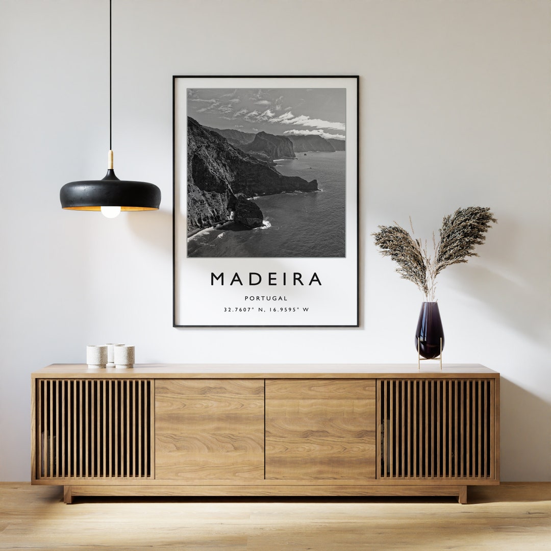 Madeira Travel Print, Madeira Travel Poster, Portugal Travel Print ...