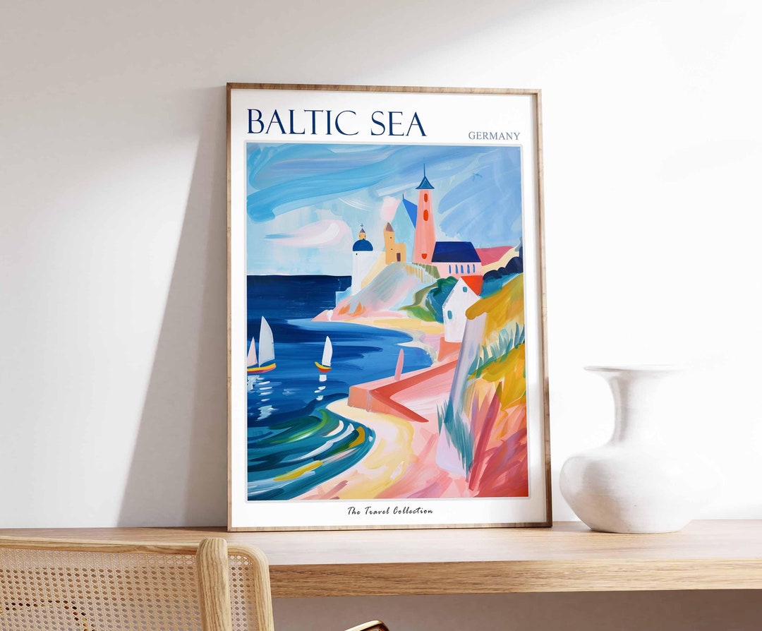 Baltic Sea Poster, Germany Travel Print, German Decor, Europe Travel ...