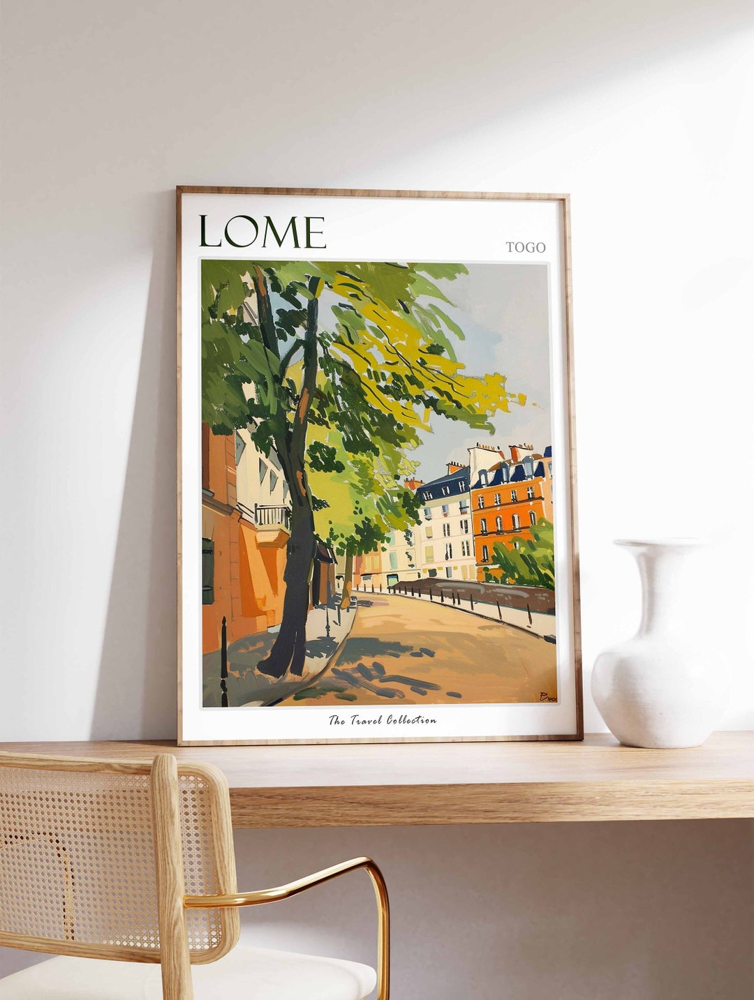 Lome Poster, Lome Travel Print, Togo Travel Poster, African Decor, Togo ...
