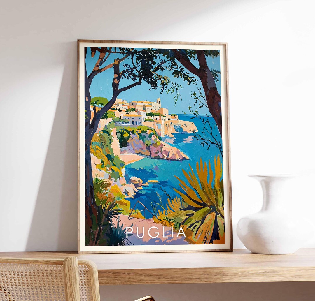 Puglia Poster, Italy Poster, Puglia Prints, Puglia Wall Art, Puglia ...