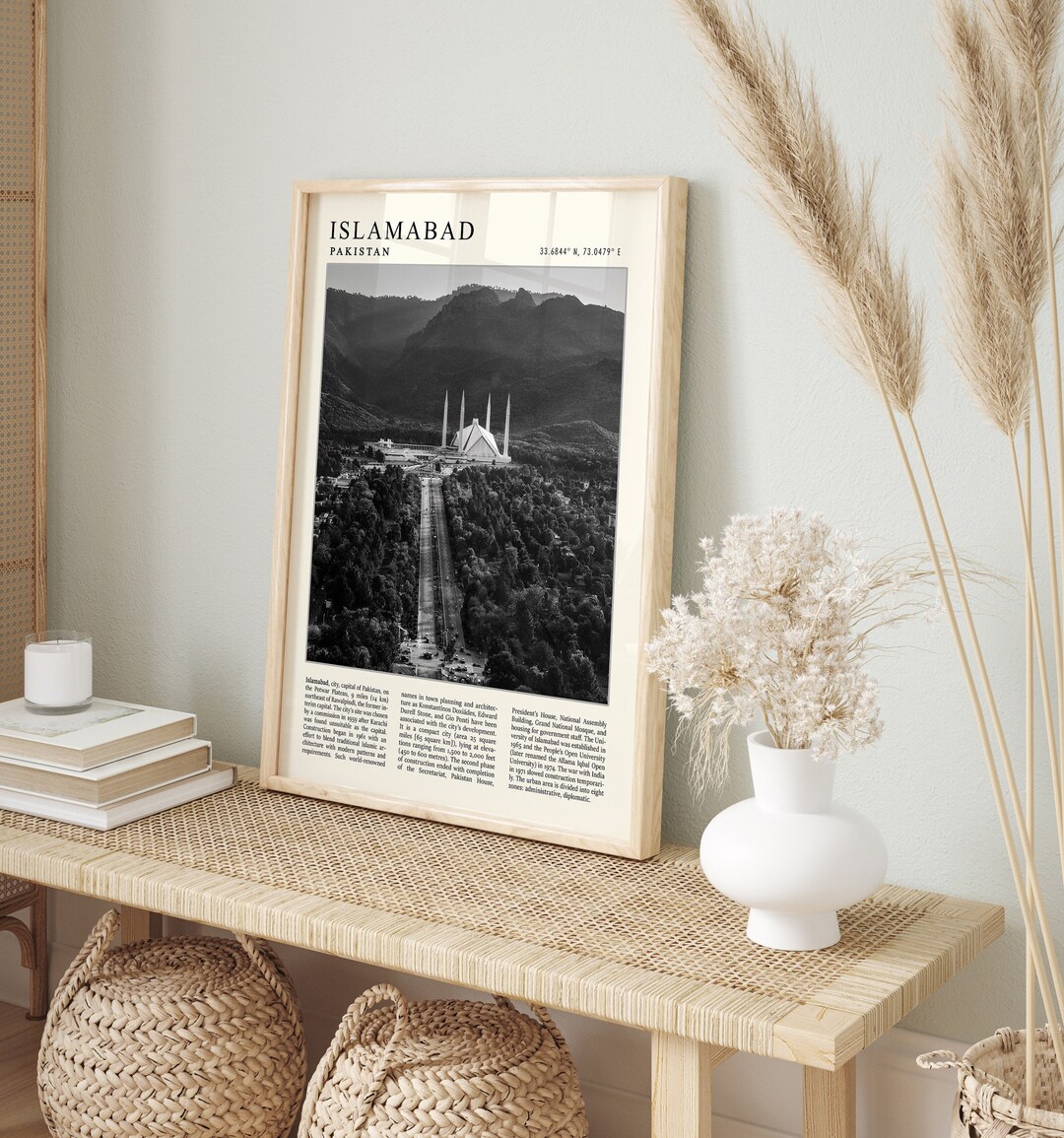 Islamabad Travel Poster, Islamabad Travel Print, Pakistan Travel Poster ...