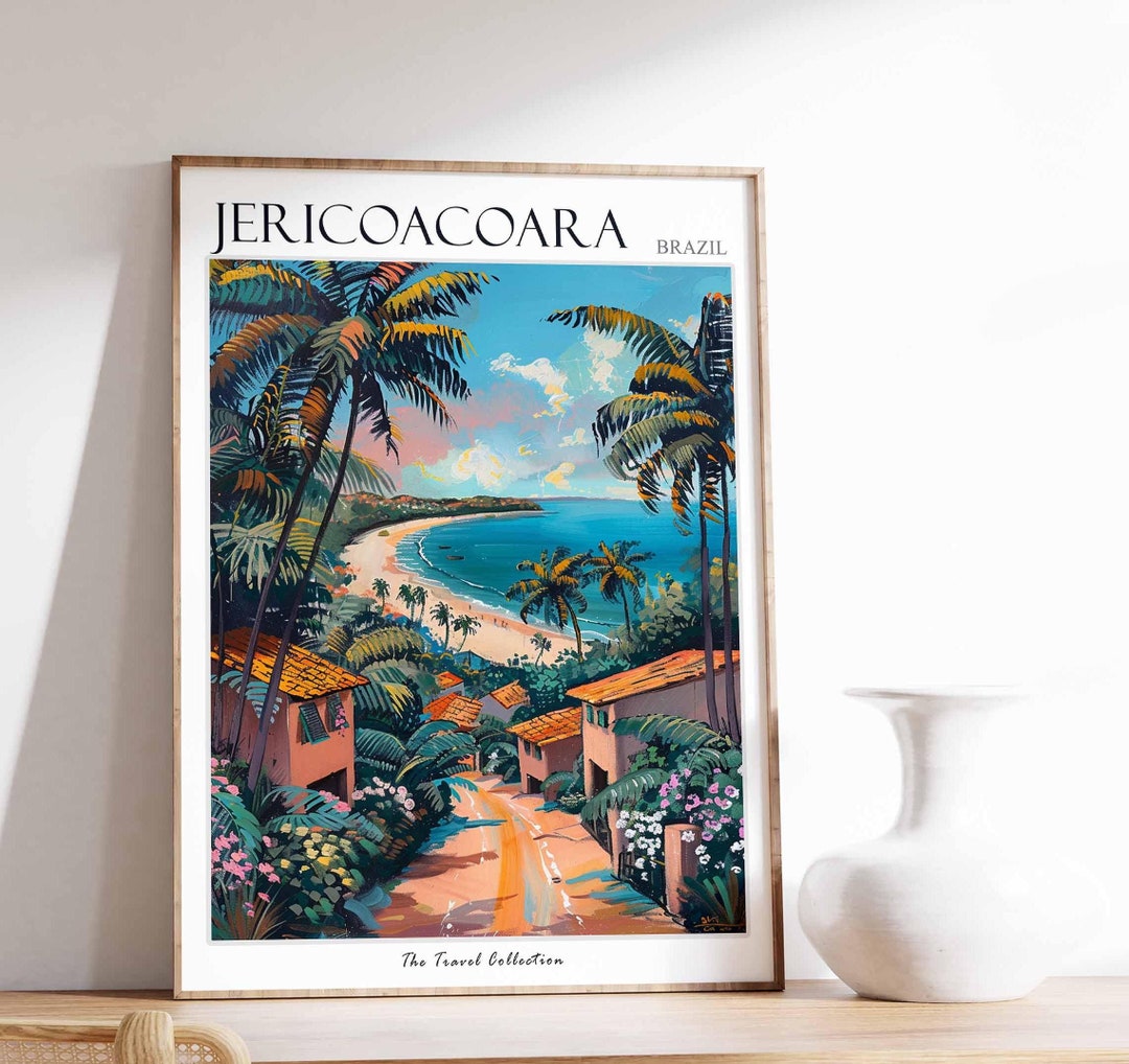 Jericoacoara Poster, Brazil Travel Print, Brazilian Decor, South ...