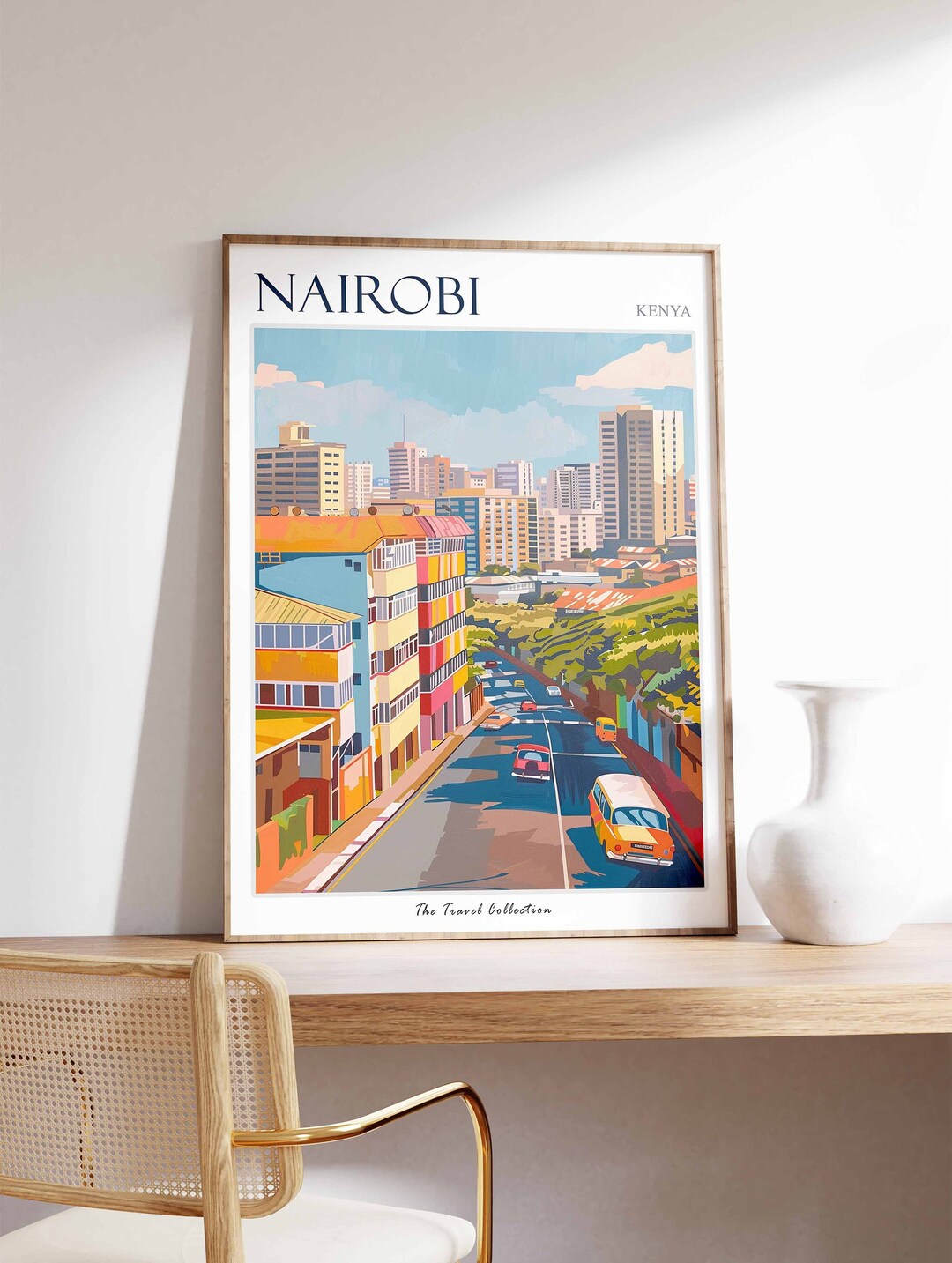 Nairobi Poster, Nairobi Travel Print, Tropical Decor, City Wall Art ...