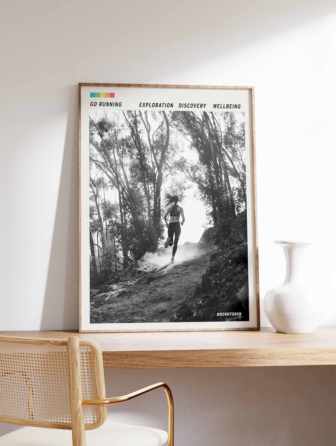 Running Poster, Jogging Print, Adventure Wall Art, Gift for Runner ...