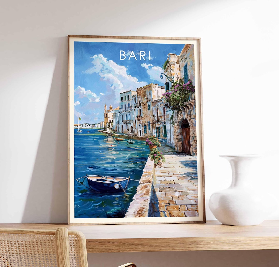 Bari Poster, Italy Poster, Bari Print, Italian Wall Art, Bari Wall Art ...