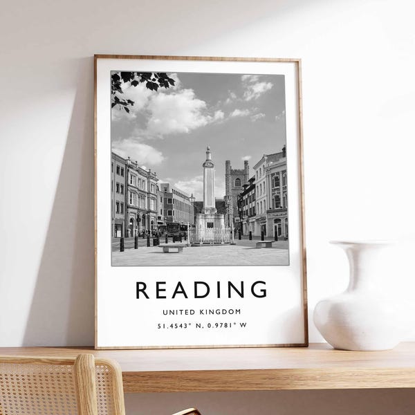 Reading Poster - Etsy UK