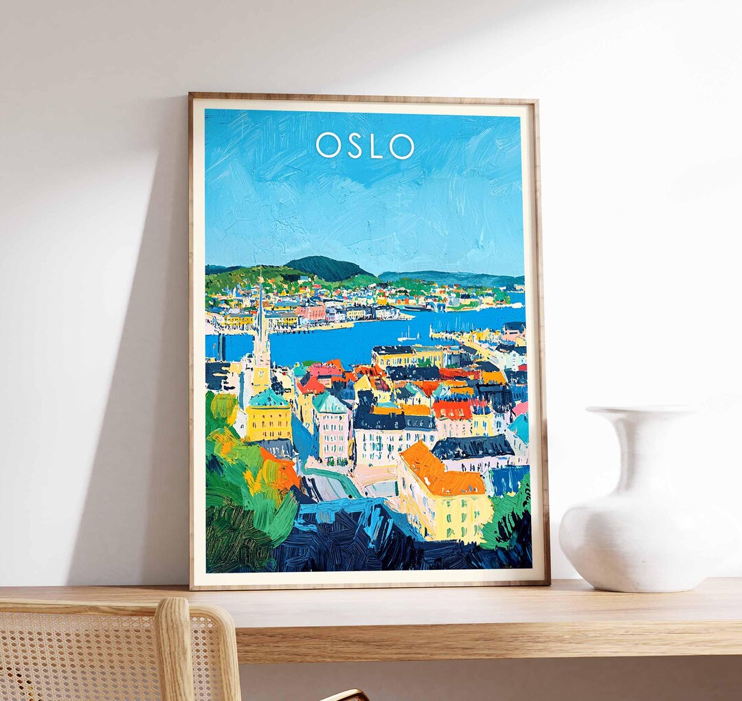 Oslo Poster, Norway Poster, Oslo Prints, Oslo Wall Art, Oslo Decor ...