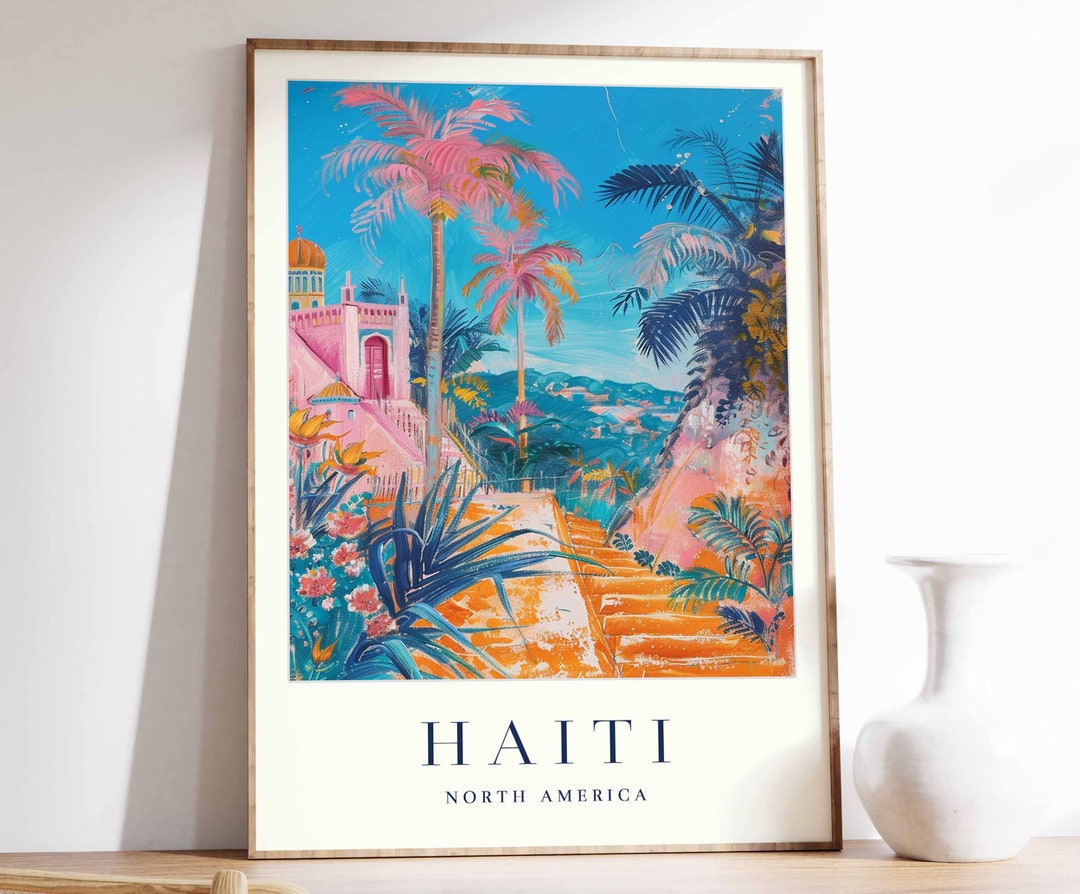 Haiti Poster, Haiti Travel Print, North America Wall Art, North ...