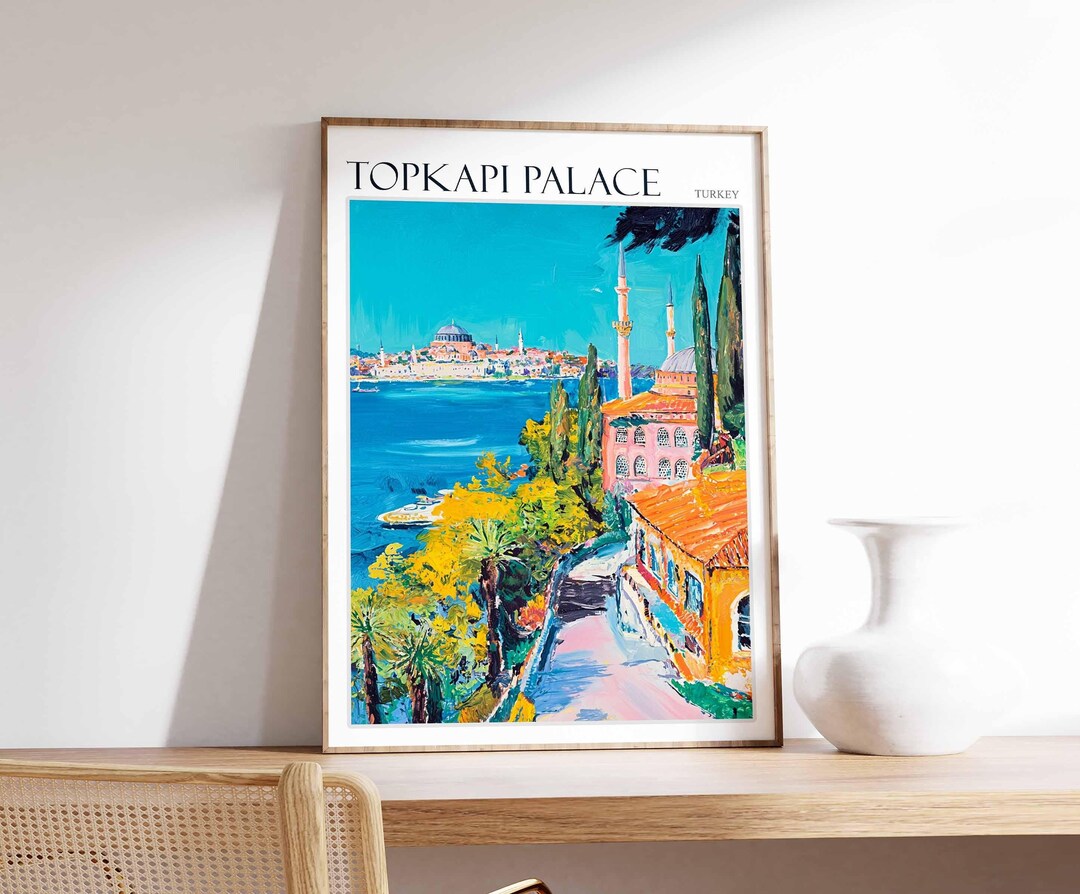 Topkapi Palace Poster, Topkapi Palacetravel Print, Islamic Wall Art ...
