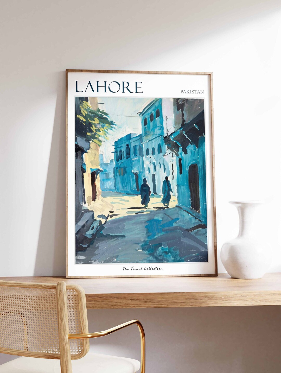 Lahore Poster, Lahore Travel Print, Tropical Decor, City Wall Art ...