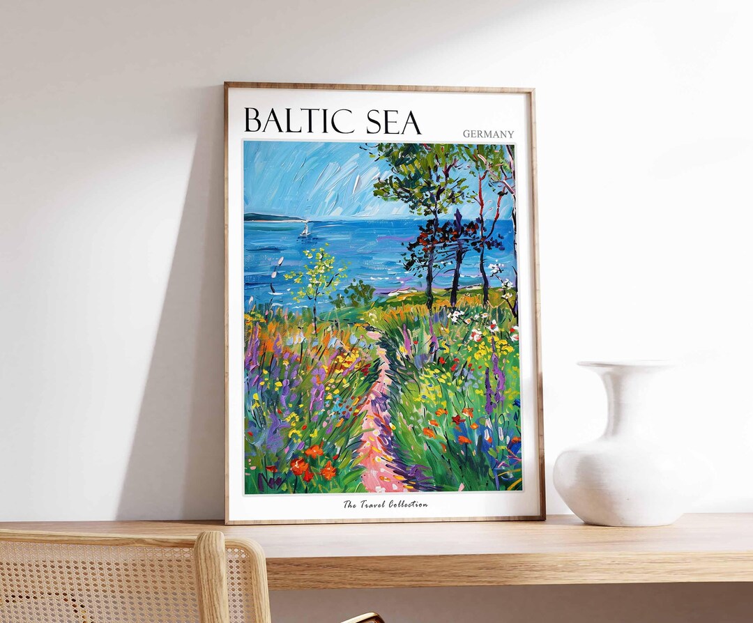 Baltic Sea Poster, Germany Travel Print, German Decor, Europe Travel ...