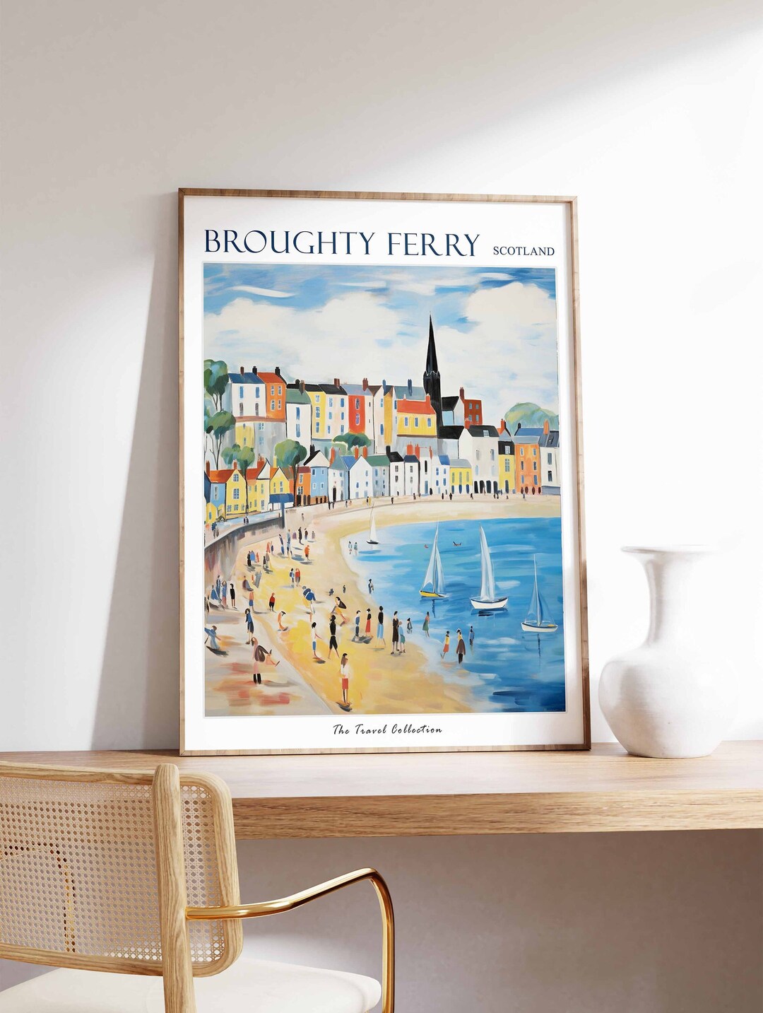 Broughty Ferry Poster, Broughty Ferry Travel Print, Scotland Poster ...