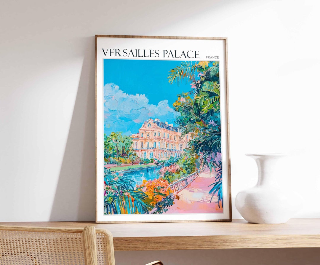 Versailles Palace Poster, Versailles Palace Travel Print, French Decor ...