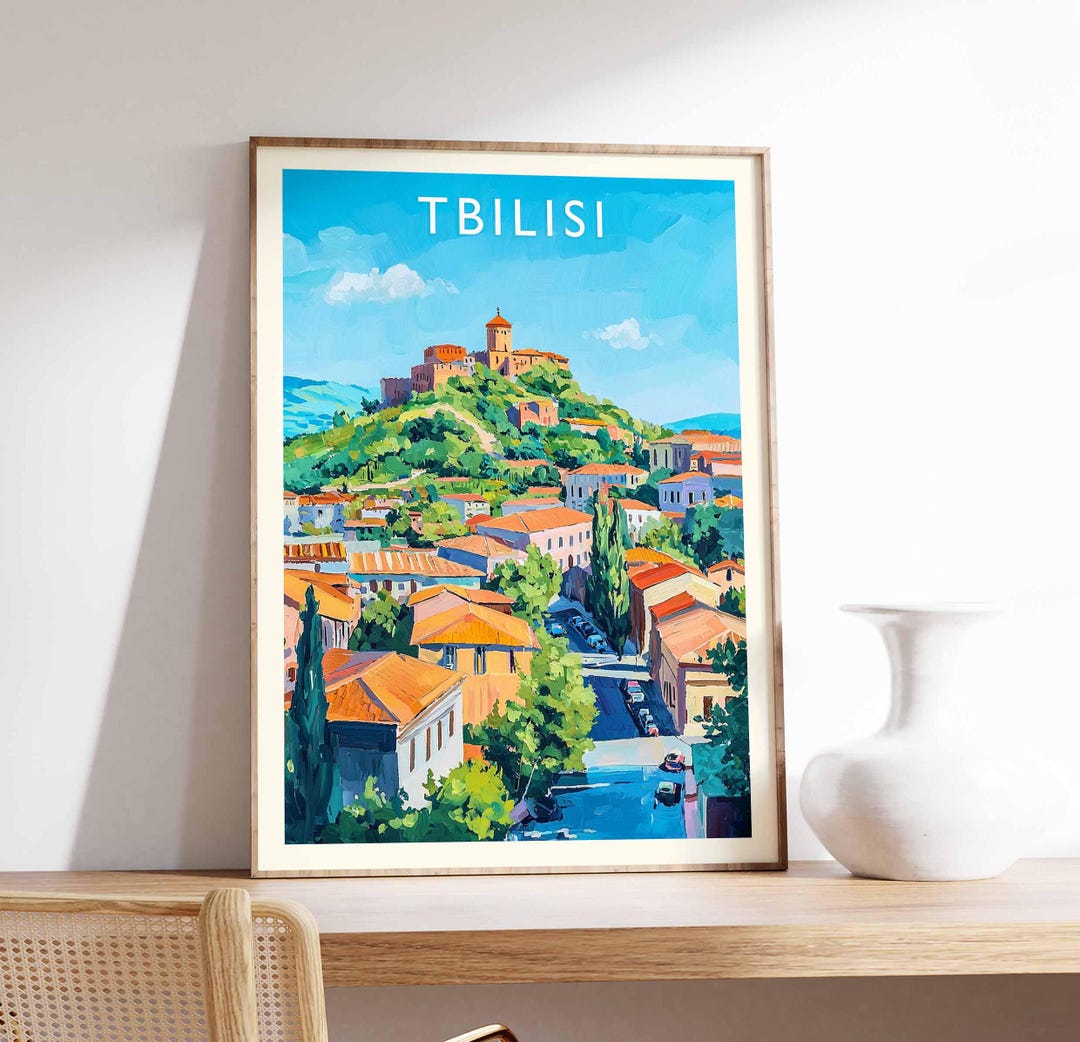 Tbilisi Poster, Georgia Print, Tbilisi Wall Art, Tbilisi Prints ...