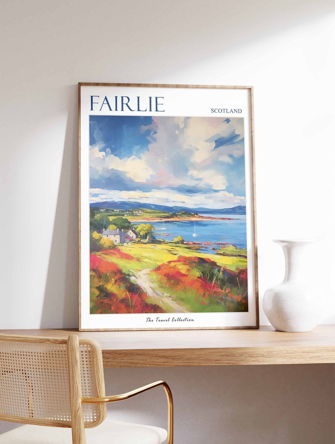 Fairlie Poster, Fairlie Travel Print, Scotland Travel Poster, Scottish ...