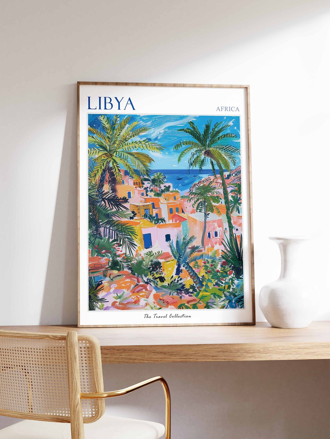Libya Travel Poster: North African Landscape Art Print - Etsy
