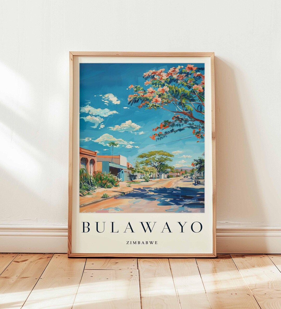 Bulawayo Zimbabwe Travel Poster: African City Wall Art - Etsy