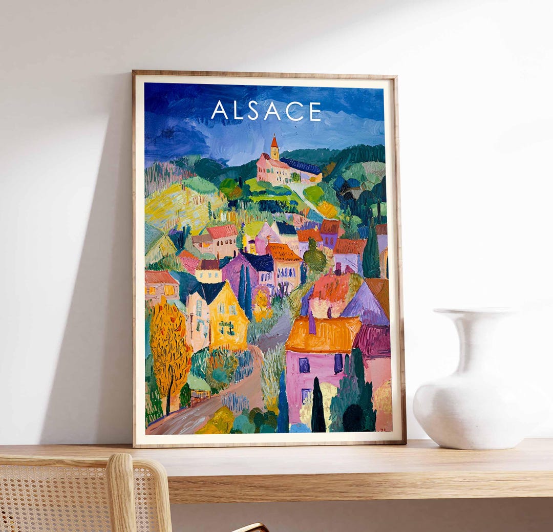 Alsace Poster, Alsace Print, France Poster, Alsace Wall Art, Alsace ...