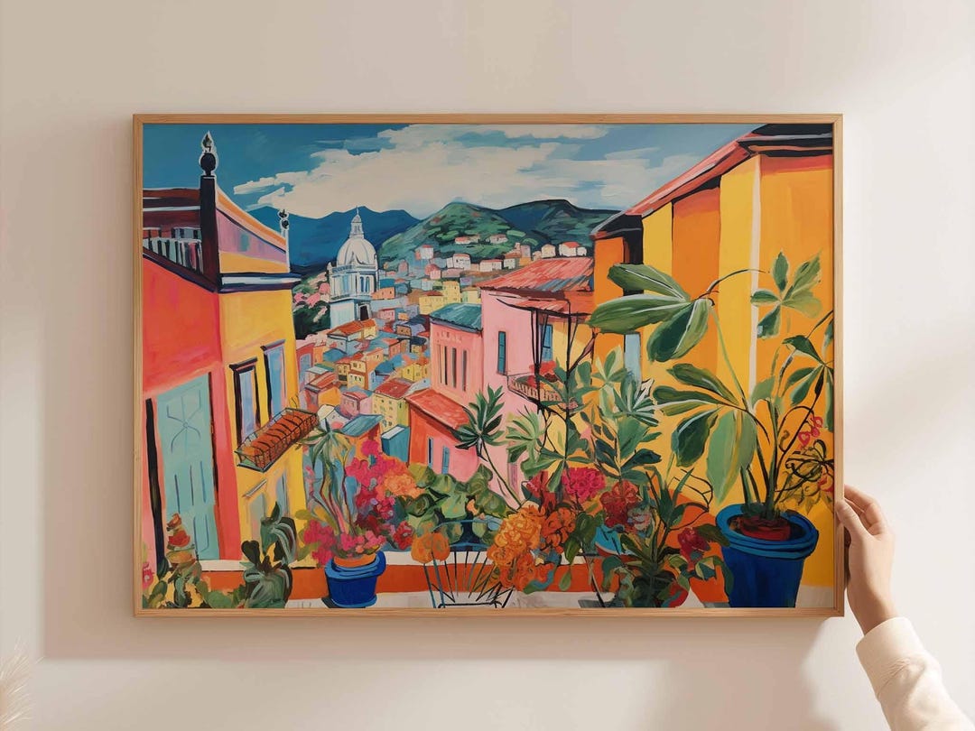 Bogota Poster, Colombia Travel Print, Colombian Wall Art, South America ...