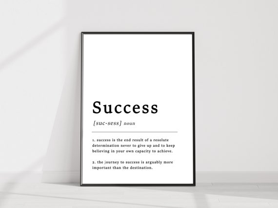 Success Poster Quotes