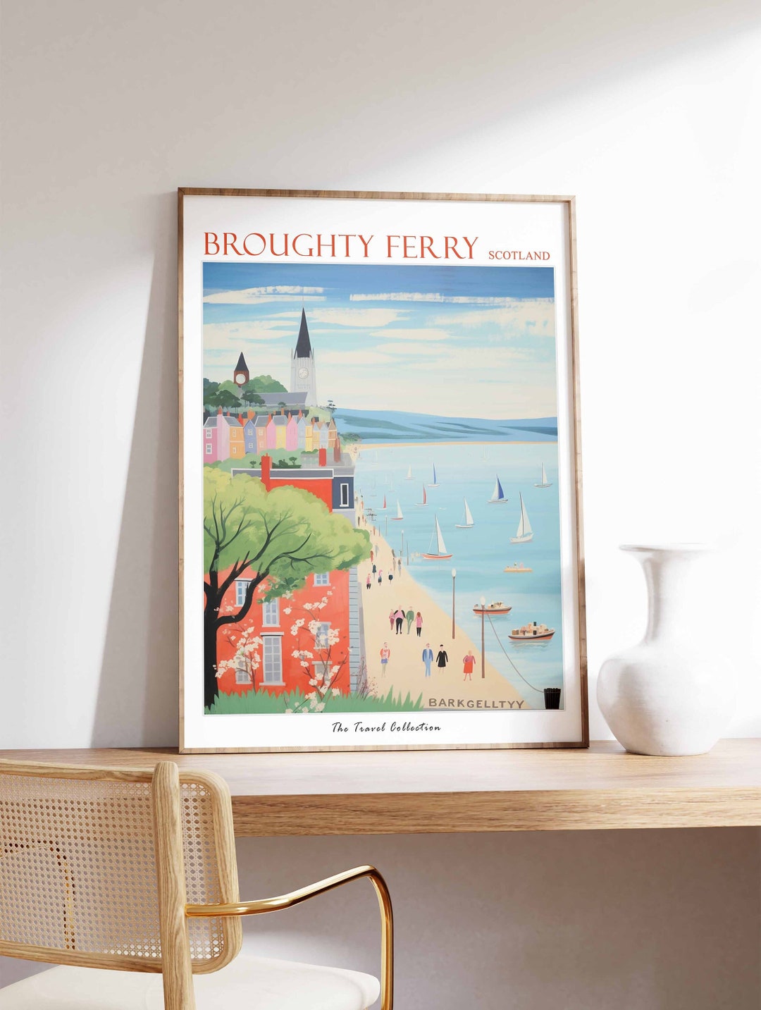 Broughty Ferry Poster, Broughty Ferry Travel Print, Scotland Poster ...