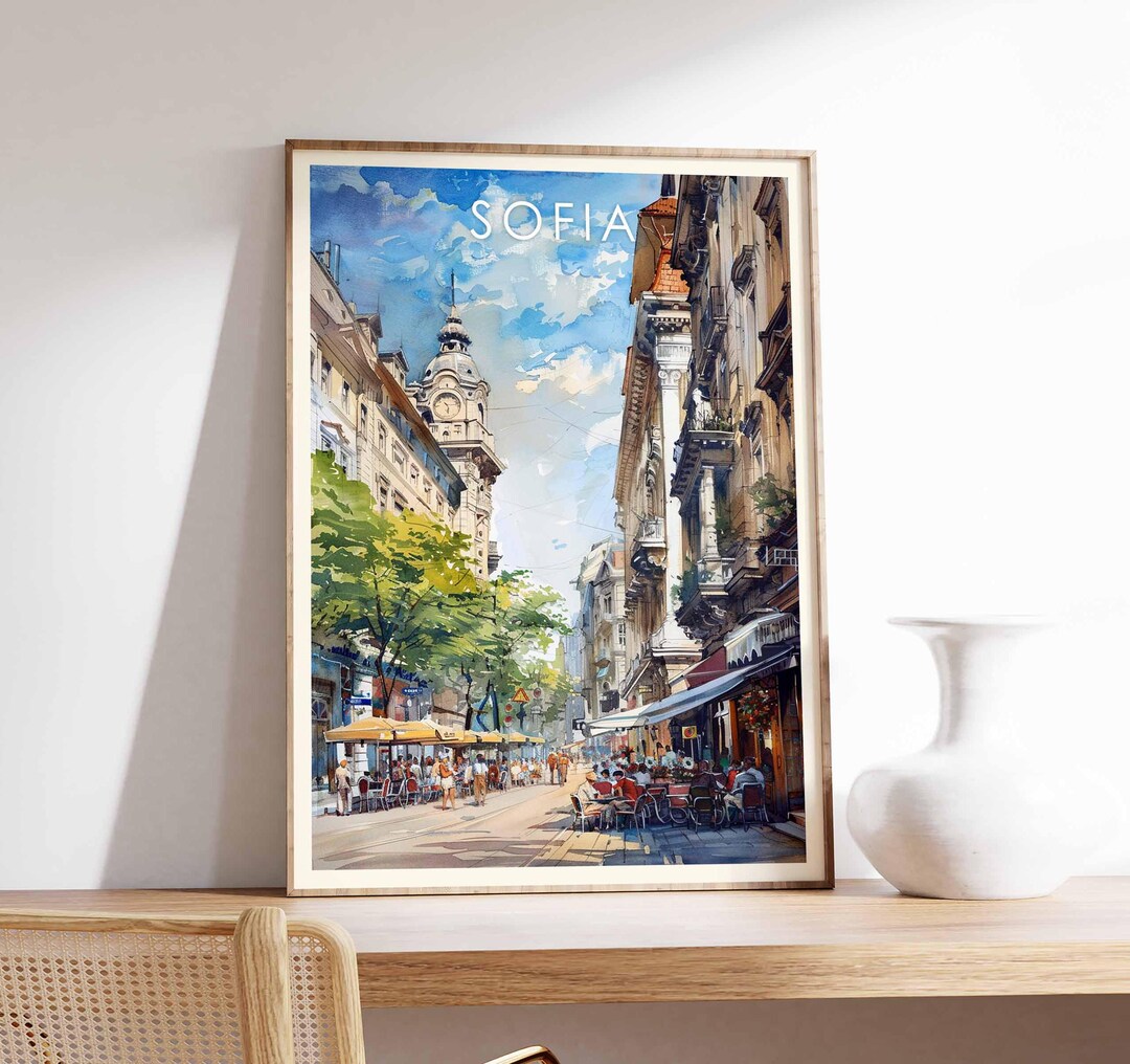 Sofia Poster, Bulgaria Poster, Sofia Wall Art, Sofia Print, Sofia Decor, Sofia Art Print ...