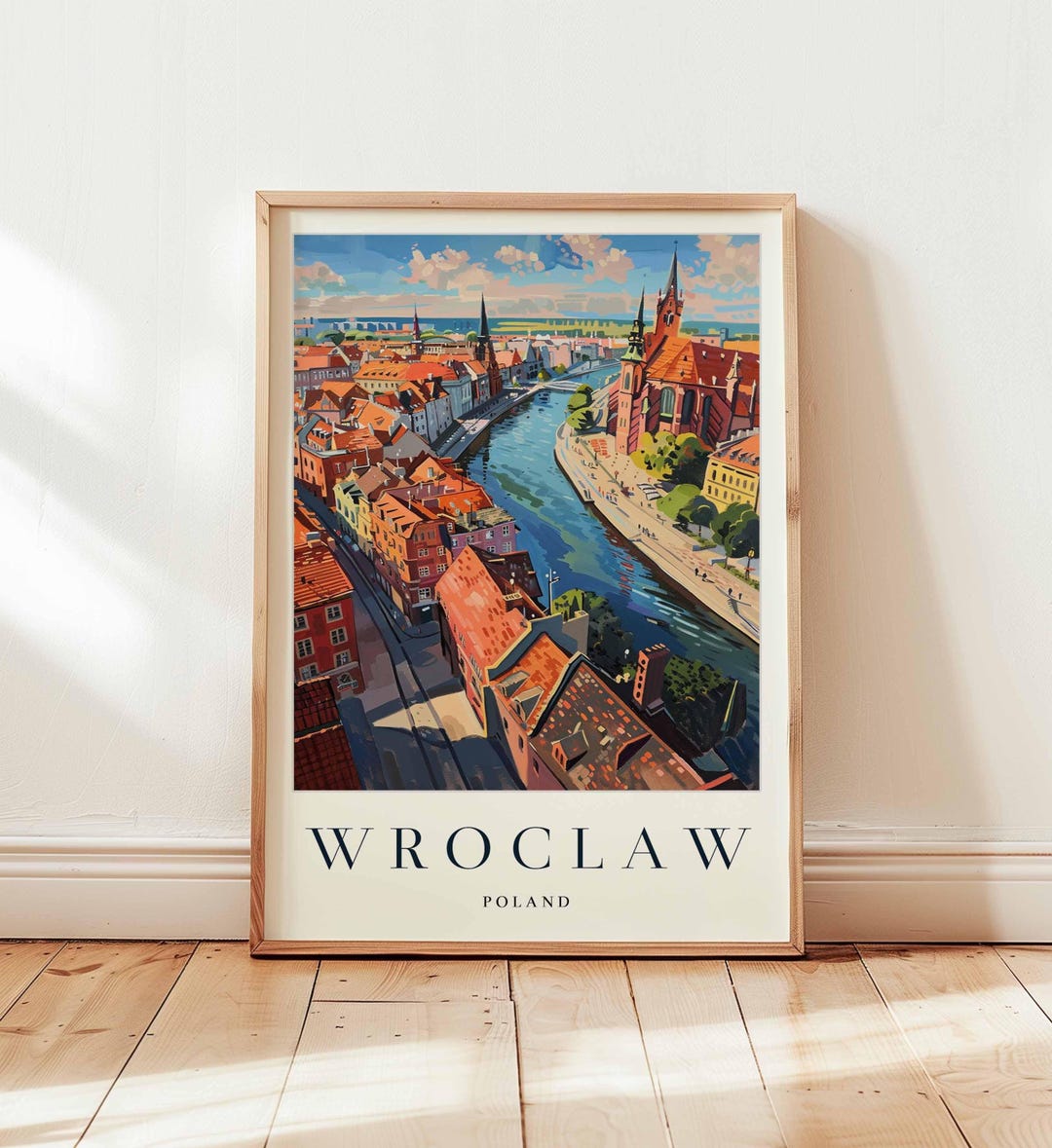 Wroclaw Poland Poster: Historic Dwarf City Travel Print - Etsy
