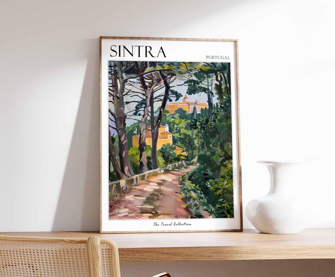 Sintra Poster, Portugal Travel Print, European Decor, Europe Travel ...
