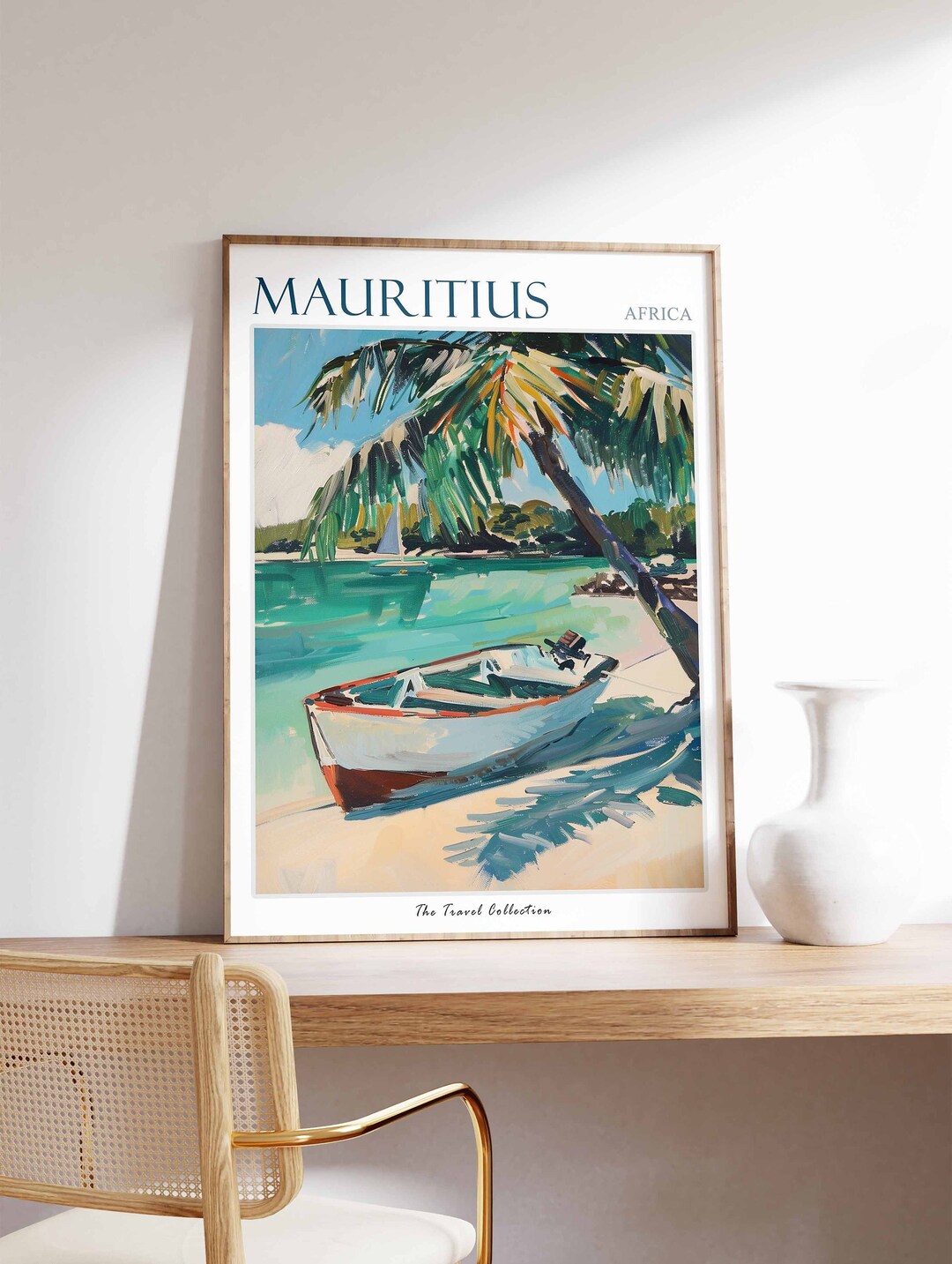 Mauritius Poster, Mauritius Print, Tropical Decor, Botanical Print ...