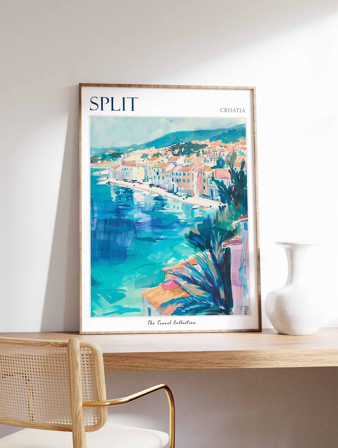 Split Poster, Split Travel Print, Tropical Decor, Sea Wall Art, Split ...